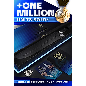 Dalstrong Slicing Knife - 12 inch Brisket, Meat and BBQ Knife - Razor Sharp American Forged BD1N-VX Hyper Steel - Quantum Series - Premium Kitchen Knife - Carving Knife Slicer - Leather Sheath