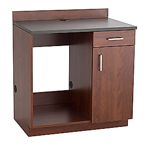 Safco Products 1705AN Modular Hospitality Breakroom Base Cabinet, Appliance, Asian Night Base/Black Top