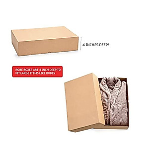 MOMONI 13 Piece Gift Boxes with Lids of Assorted Sizes with 4 inch Deep Robe Boxes and 8x8x4 Gift Box- Wrapping Boxes Set Christmas Gift Boxes for Wrapping Christmas Gifts, Bridesmaid Proposal,