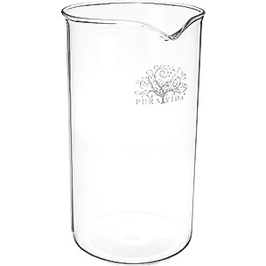 Pura Vida Bodum French Press Replacement Glass 34 Ounce, Universal Fit Bodum French Press Glass Replacement 34 OZ, THICK Heat Resistant Borosilicate Glass Carafe Beaker Bodum Replacement Glass 34 OZ