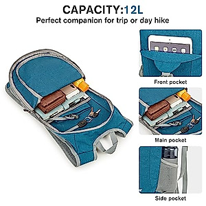 G4Free 10L/15L Lightweight Hiking Backpack+12L Lightweight Small Hiking Backpack