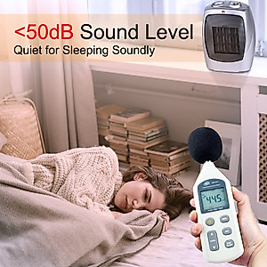 Portable Space Heater, Ceramic Electric Heaters 1500W/750W with Adjustable Thermostat, Overheat and Tip Over Protection, Fan and Heater Combo for Office Bedroom Desk Nightstand Dorm Table Indoor Use