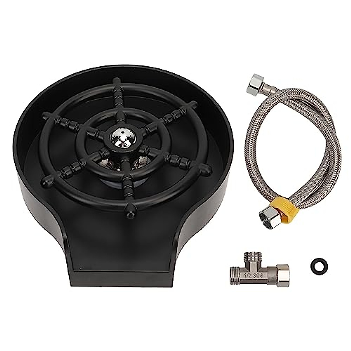 Faucet Cup Washer, Improve Efficiency Easy Operation Automatic High Pressure Cup er Strong Waterflow Labor Saving for Sink