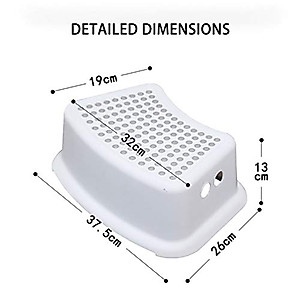 Garneck Portable Stool Toilet Training Step Stool Step Stool Kids Bedroom Potty Training Stool Safety Stools for Kitchen Bathroom Living Room Plastic Stool Toddler Step Stool