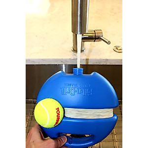 Tourna Fill & Drill Tennis Trainer, The Original Patented Water-Filled Base Tennis Trainer