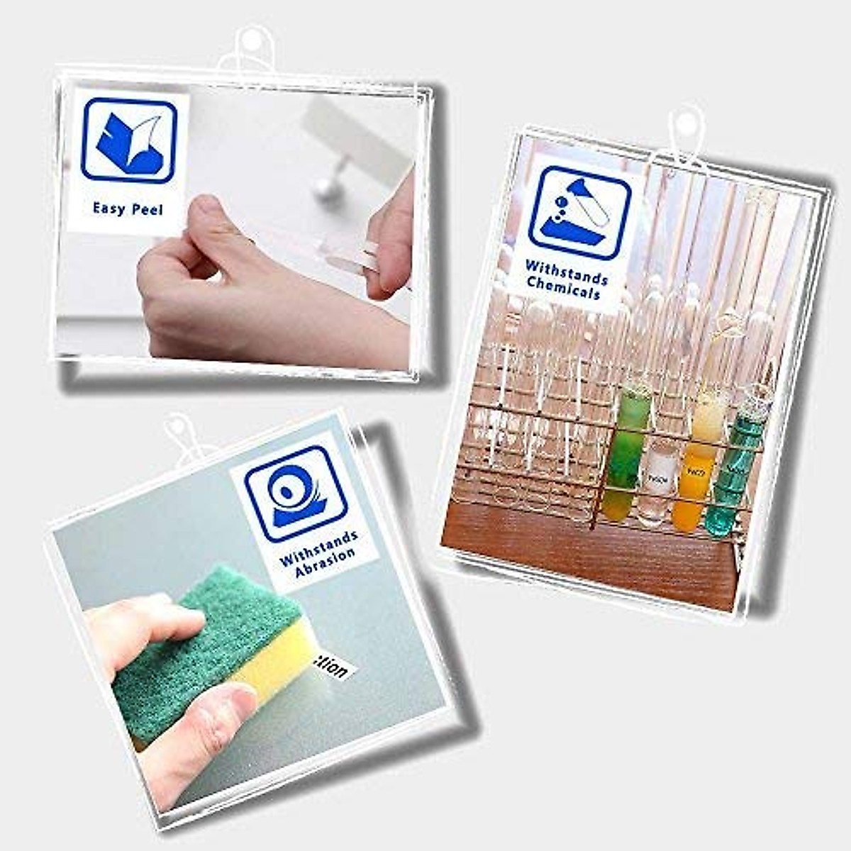 11 Pack, MarkDomain Compatible Label Tape Replacement for Brother P Touch TZe Label Tape 12mm 0.47 Inch (Black on White/Red/Blue/Yellow/Green/Orange) for P Touch PT-D210 H110 Label Maker, Laminated