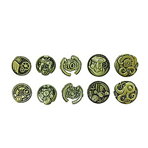Norse Foundry Adventure (Metal Plated Novelty) Coins Variety Pack (Set of 10) Steampunk Style RPG D&D