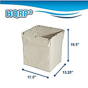 HQRP Dust Collector Bag compatible with most Open Stand Table Saws, replacement for ROCKLER 48649