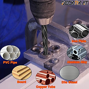 5/8" Reamer Drill Bit for Metal, M2 HSS Taper Reamer for Steel, Alloy, Wood, Plastic to Align, Enlarge Holes – 5-Spiral Flutes, 1/2" Non-Slip Shank, 16mm Car Reamer, Bridge Construction Reamer.