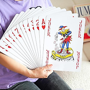 Warmtree 5"X7" Jumbo Playing Cards Giant Deck Poker