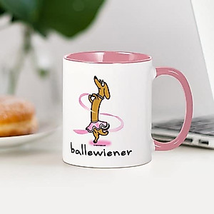 CafePress Ballet Wiener Mug Ceramic Coffee Mug, Tea Cup 11 oz