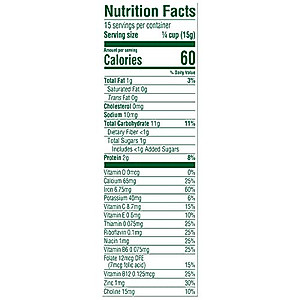 Gerber Baby Cereal Organic 2nd Foods, Grain & Grow, Oatmeal Millet Quinoa, 8 Ounce (Pack of 6)