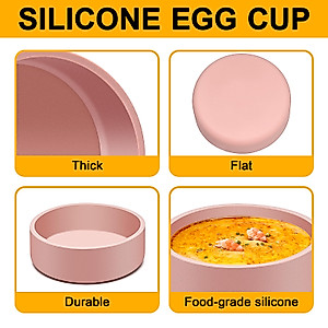 Silicone Microwave Egg Cooker, 3 Pack Air Fryer Egg Molds Eggwich Maker, Individual Egg Cups for Sandwiches Breakfast