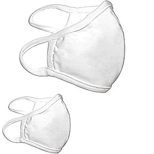 Concession Essentials - 4lb White Paper Bags - Pack of 200 Count - Includes 2 Bonus White Cotton Masks