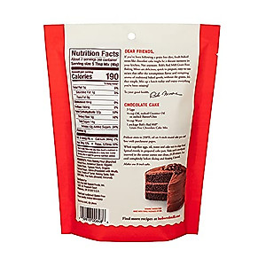 Bob's Red Mill Grain Free Chocolate Cake Mix 10.5 oz Pkg