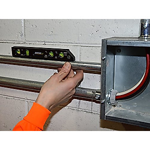 Johnson Level & Tool 1411-0900 Magnetic Billet Torpedo Level, 9", Black, 1 Level