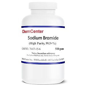 Sodium Bromide, Reagent, granular, 500 Grams (1.1 lb.)