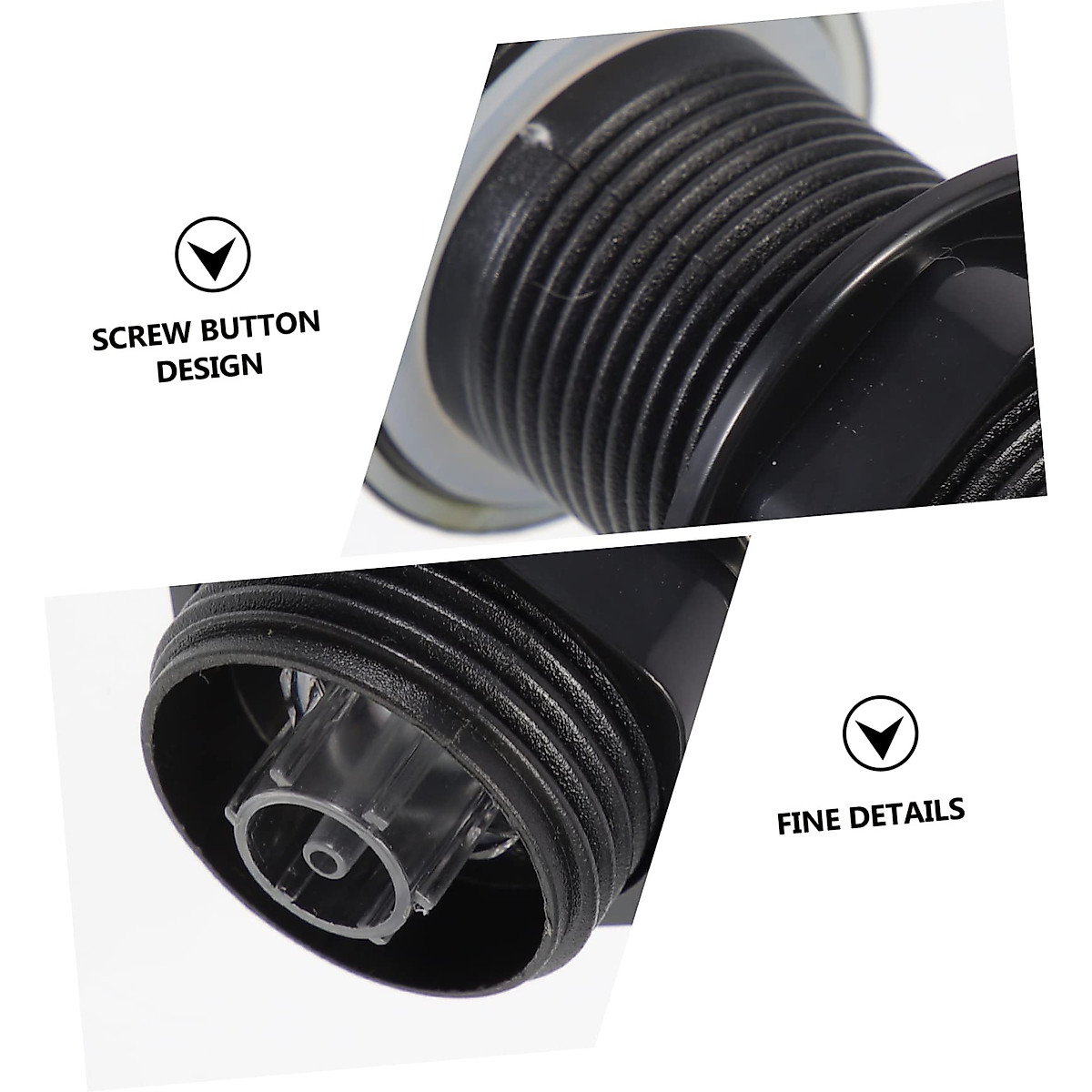 Homoyoyo 2 Sets Pneumatic Switch Disposal Buttons Garbage Air Switch Garbage Disposal Button Cordless Air Kit Disposal Air Kraus Bath Garbage Disposal Accessories Massage Abs Part