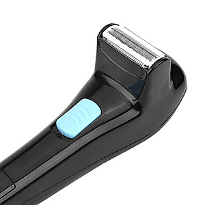 Electric Back Hair Shaver, 14.7 inch Foldable Handle Battery Powered (Batteries Not Included) Painless Body Groomer for Men, Do It Yourself