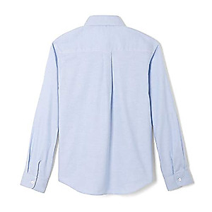 French Toast Boys Long Sleeve Oxford Shirt (Standard & Husky), Light Blue, 10