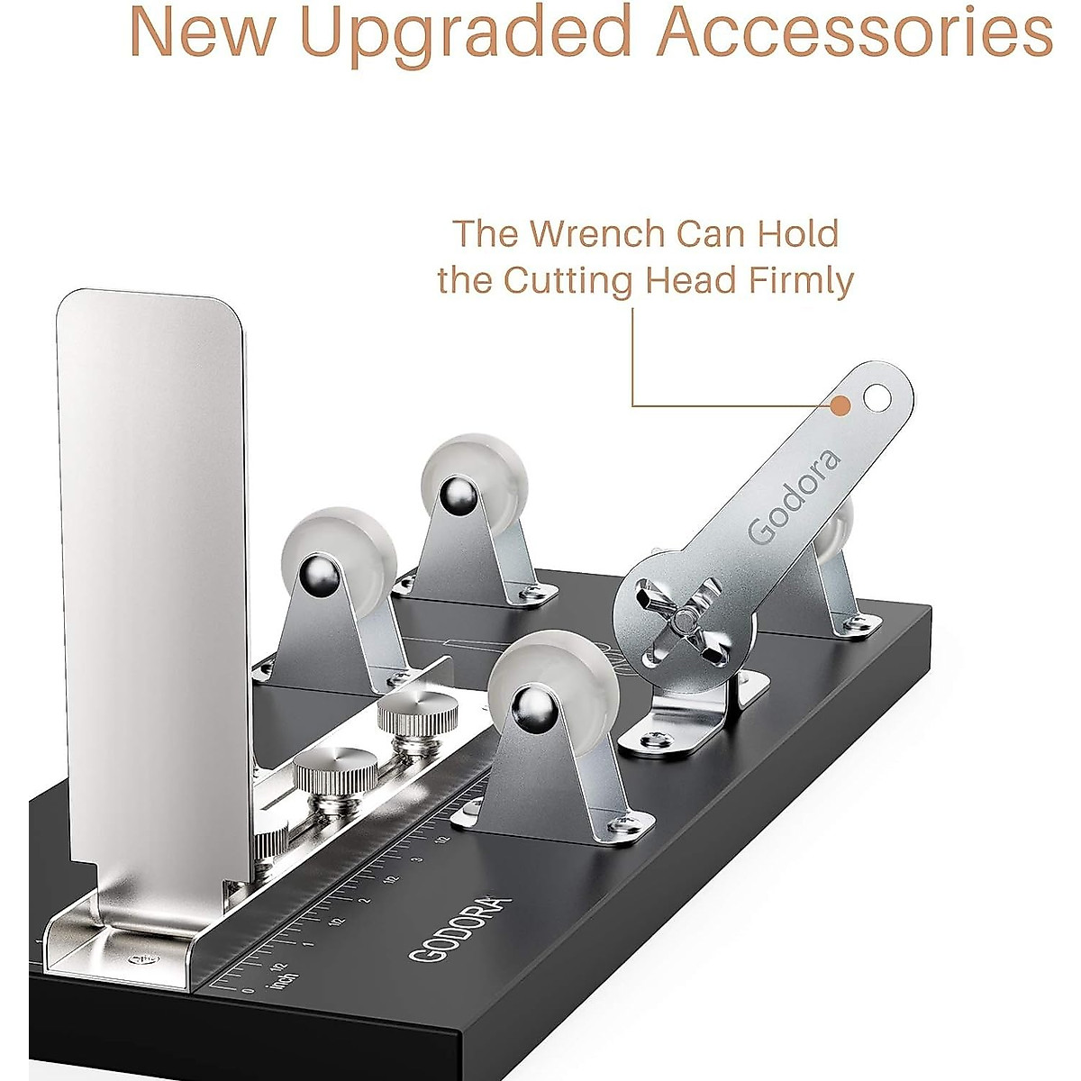 Godora Glass Bottle Cutter, Upgraded Glass Cutter for Bottles & Glass Cutter Bundle - DIY Machine for Cutting Wine, Beer or Soda Round Bottles & Mason Jars, Perfect Score Bottle Cutter