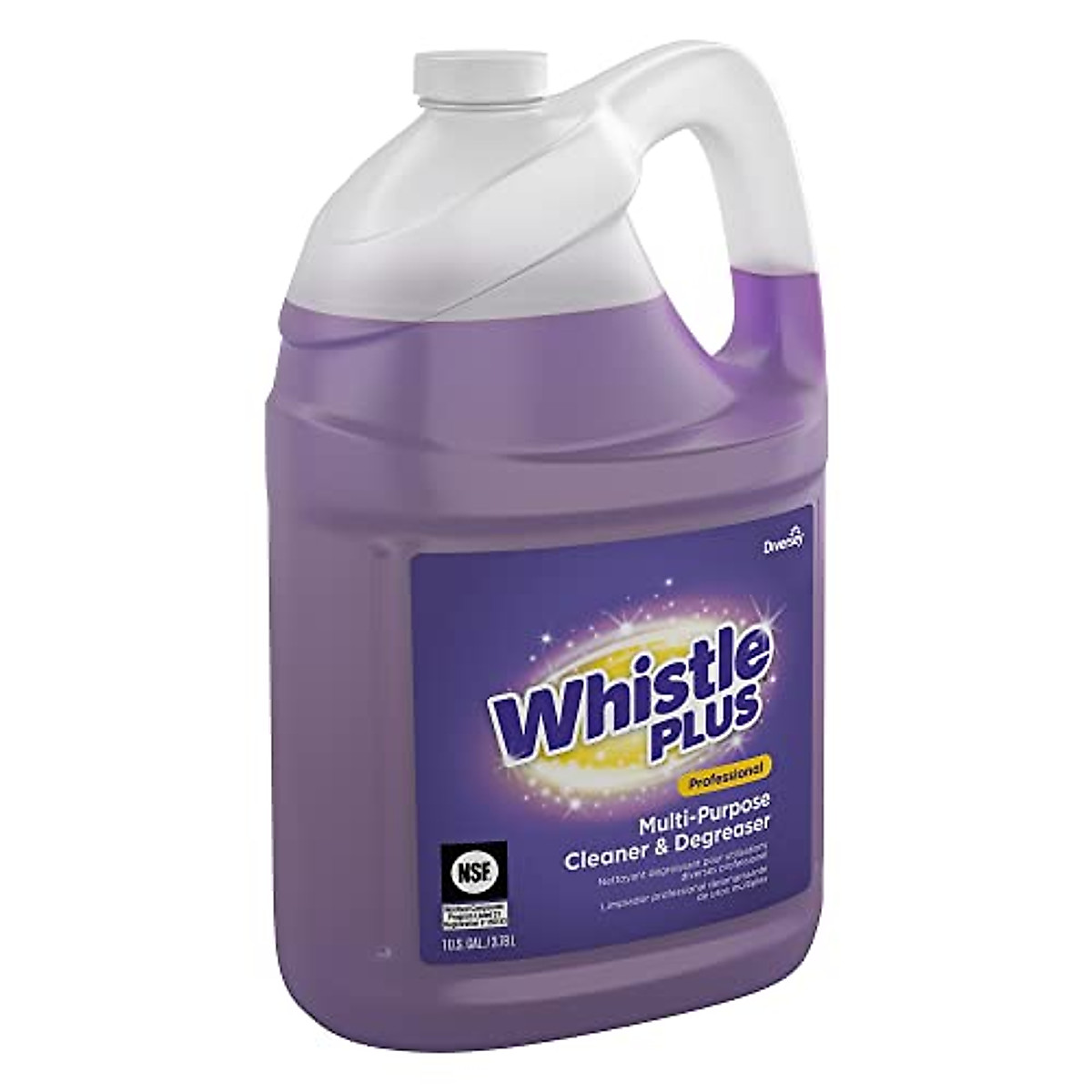 Diversey CBD540588 Whistle Plus Professional Multi Purpose Cleaner & Degreaser, Heavy Duty Stain Remover with Citrus Scent, Ready-to-Use Refill, 1-Gallon