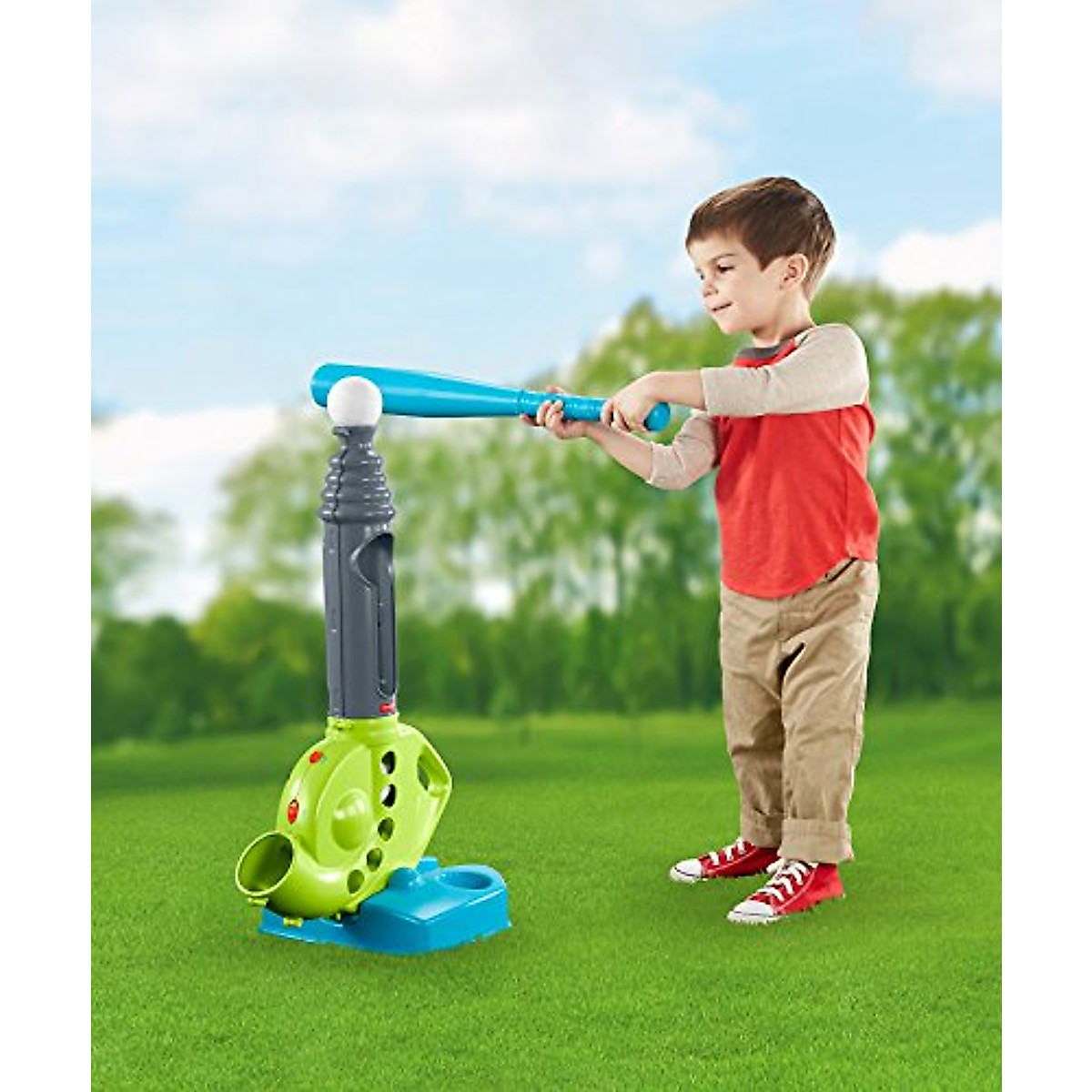 Fisher-Price Grow-to-Pro Triple Hit Baseball