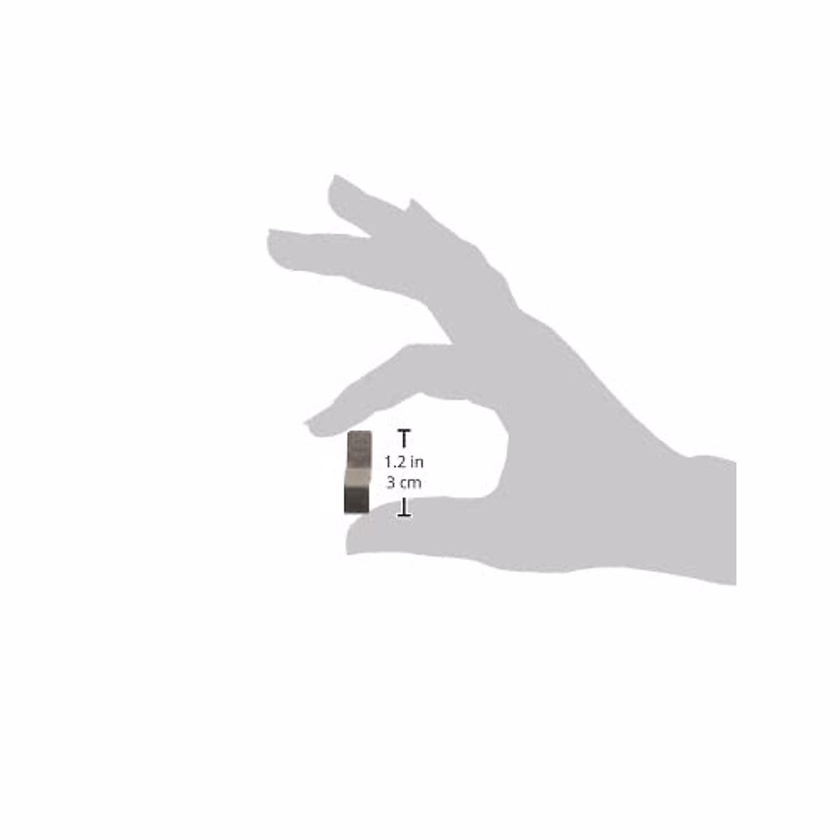 WECK PacknWood Reusable Stainless steel clip Jars| Tulip Jar with Wide Mouth | Recyclable Suitable for Canning and Storage | Eco-Friendly Canning Jar - (L: 1.18inches” W: 0.59inches”) 840 Pcs