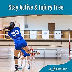 BIOSKIN TriLok Ankle Brace for Women & Men - Ankle Brace for Sprained Ankle, Plantar Fasciitis Relief, Foot Arch Support, Peroneal Tendonitis Relief, & PTTD Support