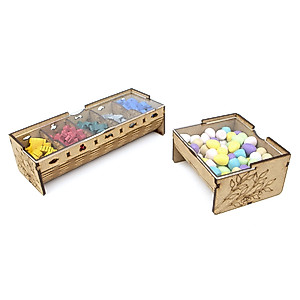 TowerRex Board Game Organizer for Wingspan Board Game Box, Wingspan Expansion, Wingspan European Expansion, Wingspan Oceania Expansion, Wingspan Eggs, Wing Span Board Game, Not for Asia Extension