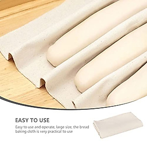 Hemoton Dough Organic Bread Machine Pan French Bread Loaf Fermented Cotton Canvas Household Bread Baking Tool Kitchen Bread Pastry Washing Machine Pan Organic Cheese