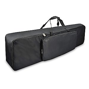 Ruibo 88 Key Keyboard Gig Bag Case for Electric Piano with 10MM Cotton Padded, Waterproof 600D Oxford Gig Bag 54"x13"x6.7" / Black