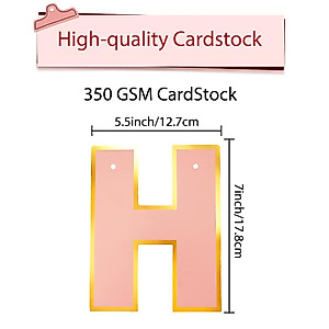 Happy Birthday Banner, Pre-Strung Happy Birthday Sign, Macaron Birthday Banner, Pastel Birthday Party Decorations, Birthday Decorations for Girls, Women, Baby Shower, Birthday Party Supplies(No DIY)