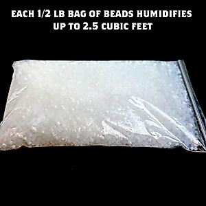 Humidor Humidity Beads | 8 oz (1/2 lb) Bag | Rock Solid 70% Humidity | Two Way Humidification | Better Than Gel | Protect 100s of Cigars | Never Needs Replacing | Perfect for Travel Cigar Humidors