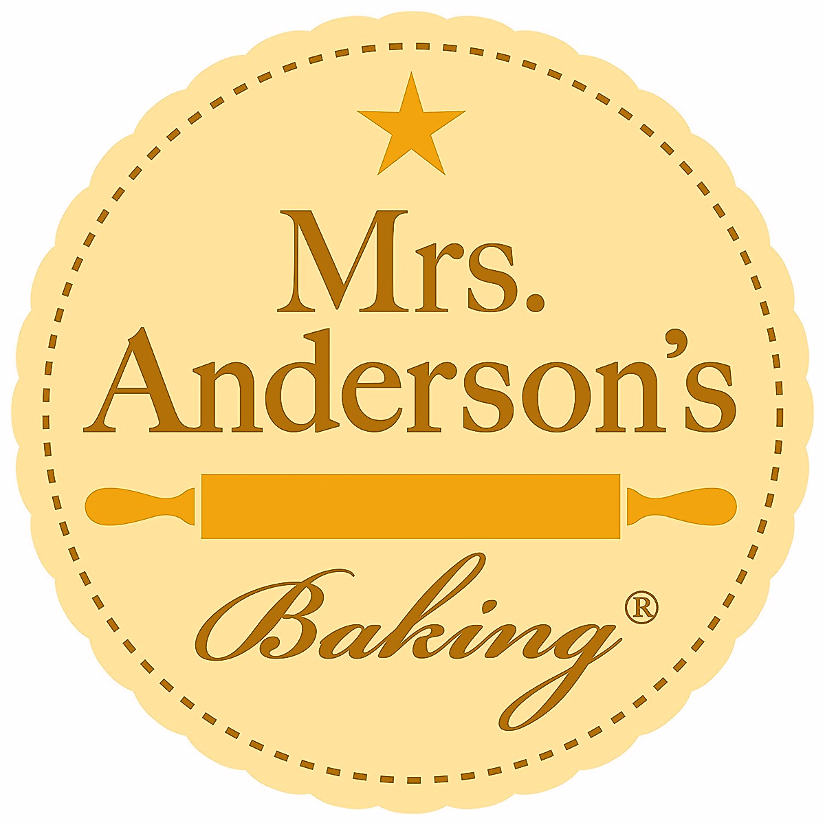 Mrs. Anderson's Baking Ceramic Pie Crust Weights, Natural Ceramic Stoneware, Set of 2