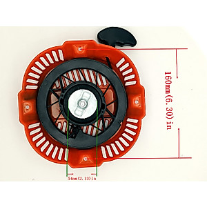 YAMAKATO Pull Start Assembly for Generac 0J08074SRV 0J08071SRV 0K68130112 0J08070SRV 0K84300188 0K40510117 196cc 208cc 212cc Pull Cord Rope Recoil Startr