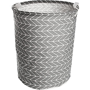 Laundry Baskets Collapsible Hamper Canvas Fabric Laundry Hamperfor Toy Organizer Bins Gift Baskets Bedroom Clothes Nursery s Boys Black Closet Storage Solutions