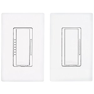 Lutron Electronics MAW603RH-WH Maestro 3-Way Duo Dimmer