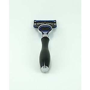 G.B.S Men's Classic 5 Blade Compatible Razor with Black Handle