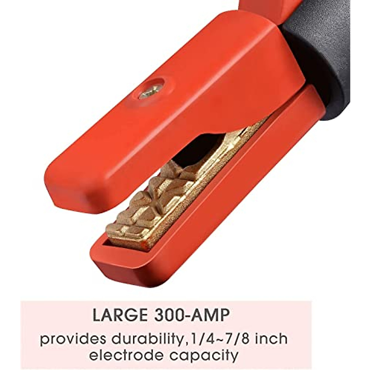 Reboot Welding Electrode Holder 300AMP Copper Heavy Duty Jaw Holding Plier Electrode Clamp of Welding Machine ARC Welder American Design