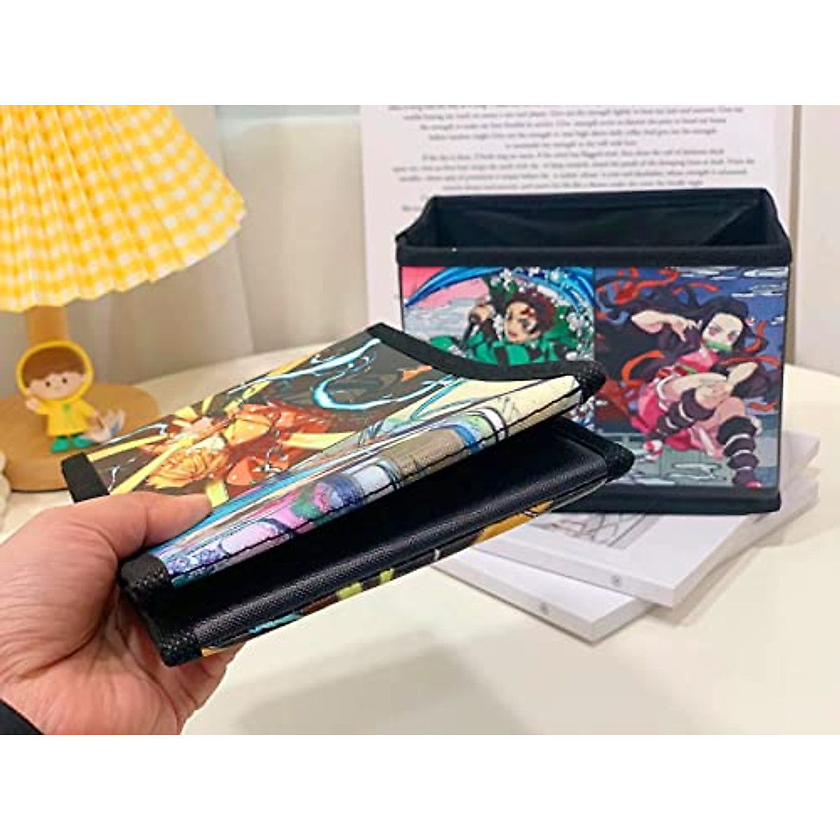 Kerr's Choice Slayer Room Decor Figures Slayer Room Storage Box Slayer Office Storage Men Boy Anime Slayer Decor Items