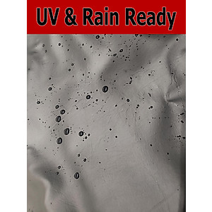 Funny Spare Tire Wheel Cover for Camper SUV Trailer Truck RV JP Thick PVC Leather | American Grey Wolf Paw Print Black 32 Inch with Backup Camera Hole