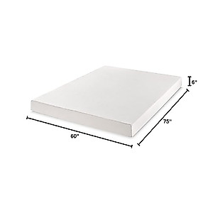 Best Price Mattress 6 Inch Queen Short Mattress For RV Camper, Green Tea Memory Foam