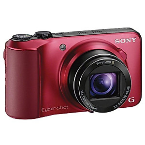 Sony Cyber-shot DSC-HX10V 18.2 MP Exmor R CMOS Digital Camera with 16x Optical Zoom and 3.0-inch LCD (Red) (2012 Model)