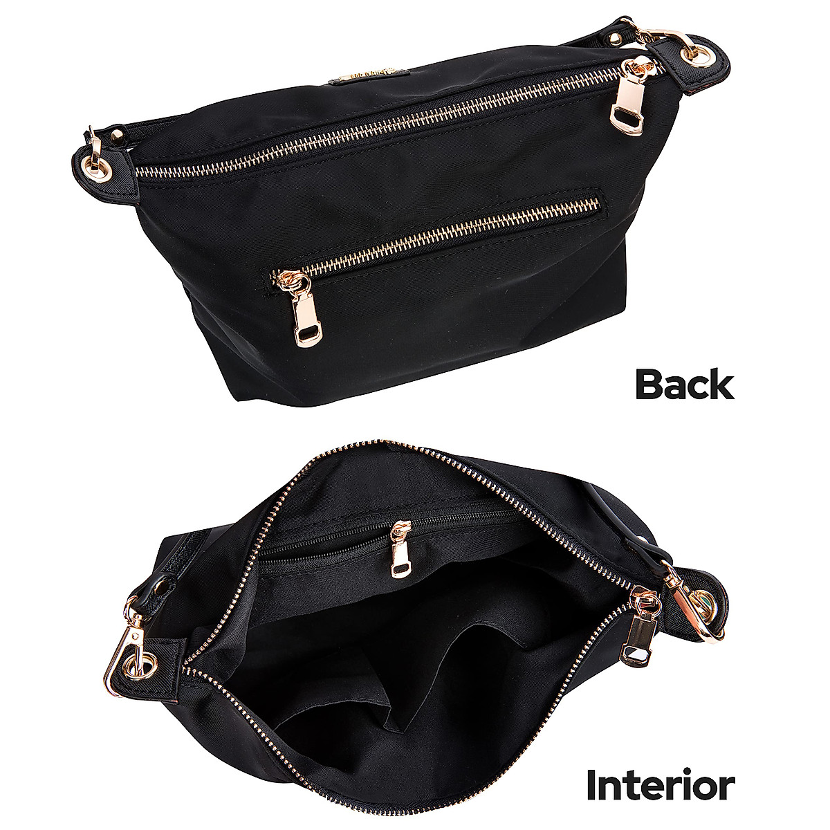 1072 Nylon Crossbody Bags, Light Weight Cute Hobo Mini Shoulder Handbags