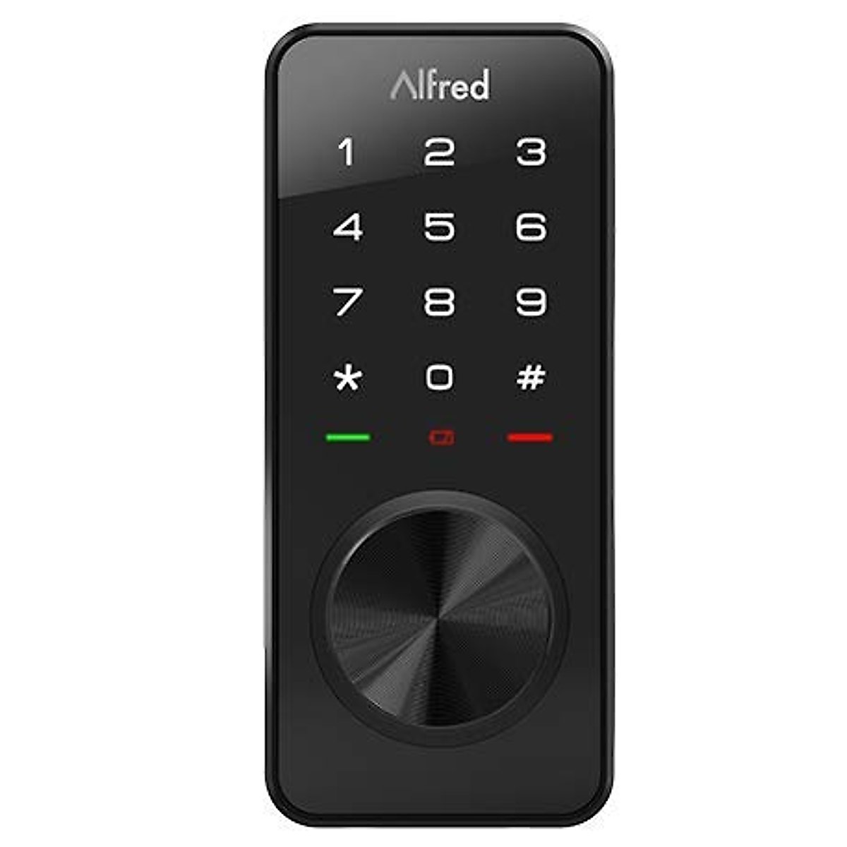 Alfred Touchscreen Keypad Pin + Bluetooth + Z-Wave + Key Entry (DB1-B-BL) Smart Door Lock