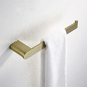 Bath Towel Bar Brushed Gold 304 Stainless Steel Towel Hanger, Towel Ring, Towel Rail, Bathroom Hardware Pendant Towel Holder