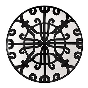 16-Piece Dinnerware Set, Round Dinner Plates , Dish set for 4,Scratch Resistant, Lead-Free, Microwave, Oven, and Dishwasher Safe