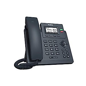 Yealink T31G IP Phone, 2 VoIP Accounts. 2.3-Inch Graphical Display. Dual-Port Gigabit Ethernet, 802.3af PoE, Power Adapter Not Included (SIP-T31G)