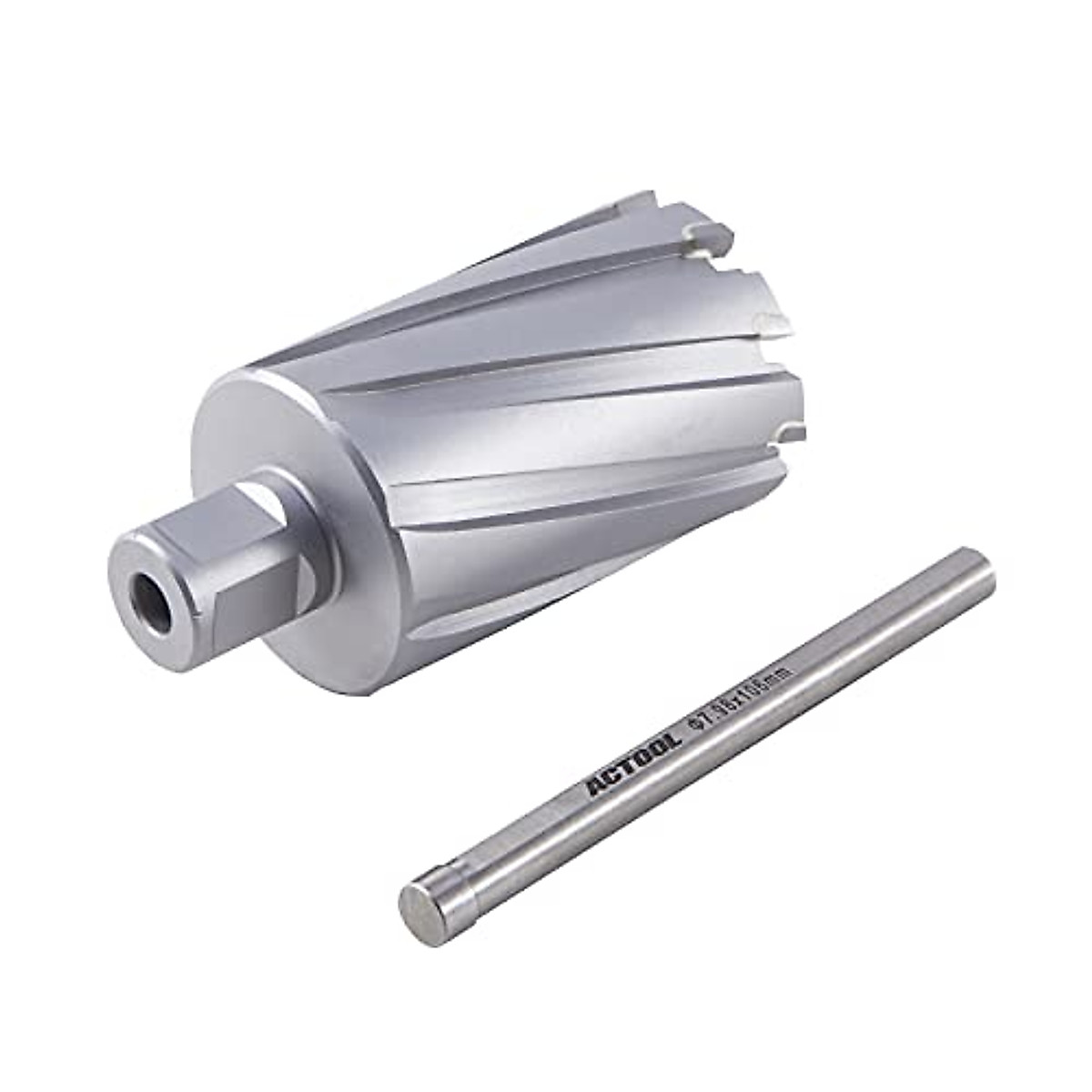 ACTOOL 1-13/16'' Diameter x 2'' Depth of Cut Carbide Tipped TCT ANNULAR Cutter with 3/4'' Weldon Shank